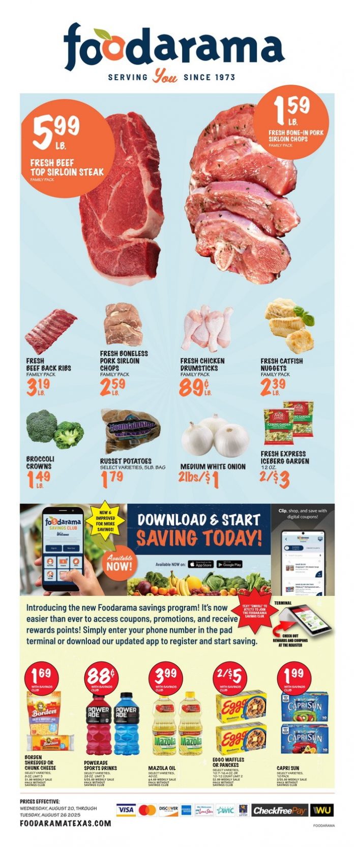 Foodarama Weekly Ad Aug 20 – Aug 26, 2025