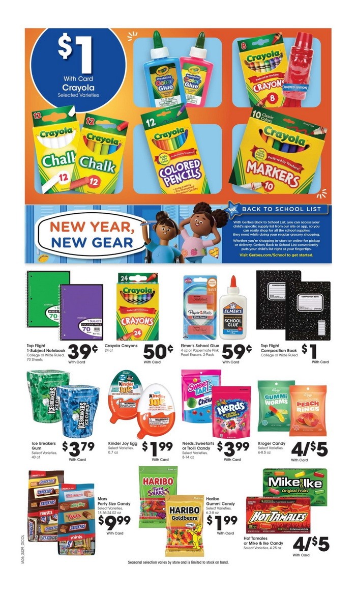 Gerbes Weekly Ad Aug 20 – Aug 26, 2025
