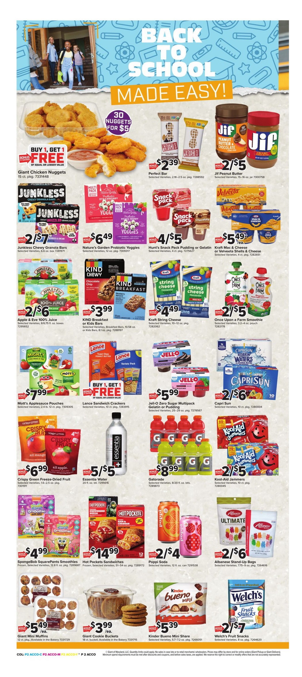 Giant Food Weekly Ad Aug 08 – Aug 14, 2025