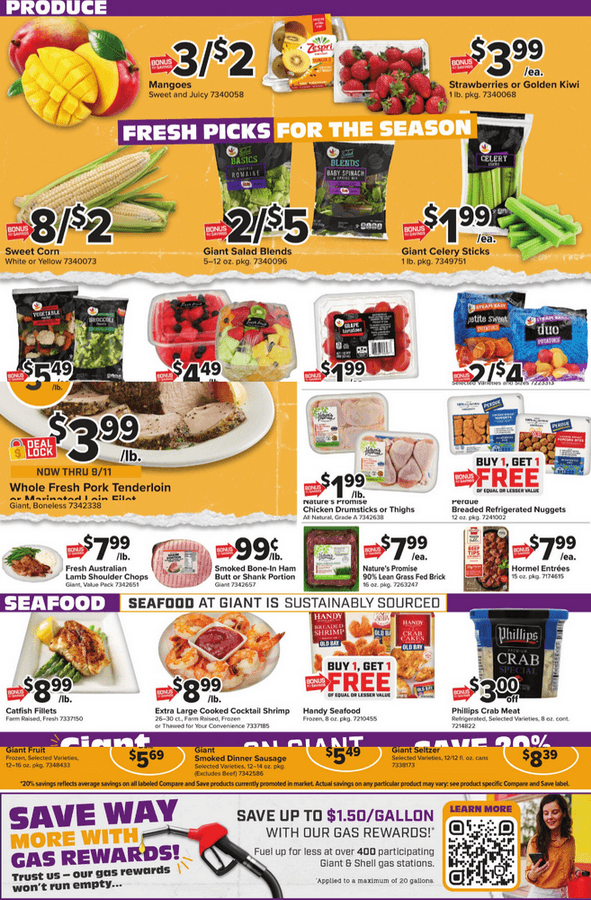 Giant Food Weekly Ad Aug 15 – Aug 21, 2025
