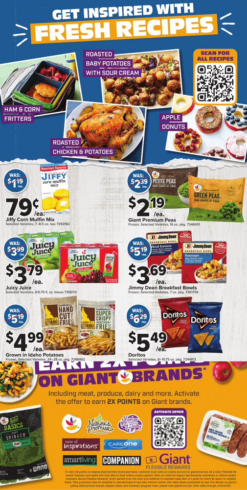 Giant Food Weekly Ad Aug 15 – Aug 21, 2025