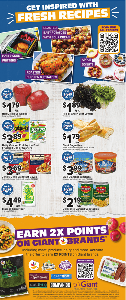 Giant Food Weekly Ad Aug 22 – Aug 28, 2025