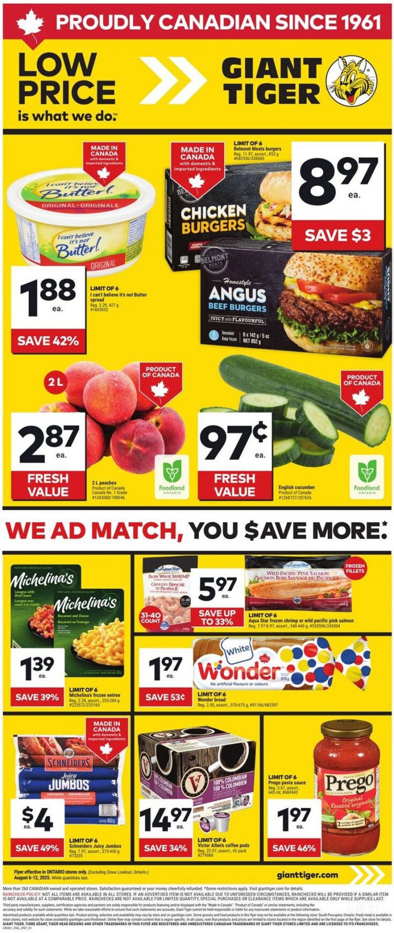 Giant Tiger Weekly Ad Aug 06 – Aug 12, 2025