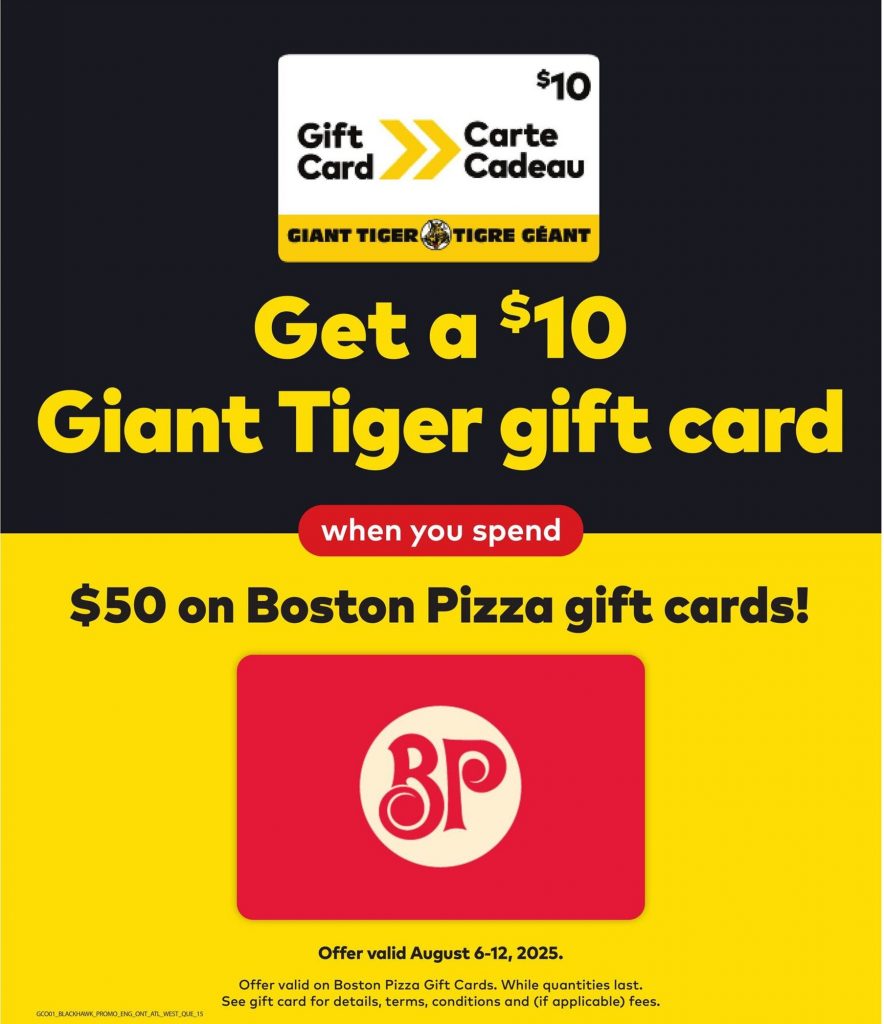 Giant Tiger Weekly Ad Aug 06 – Aug 12, 2025