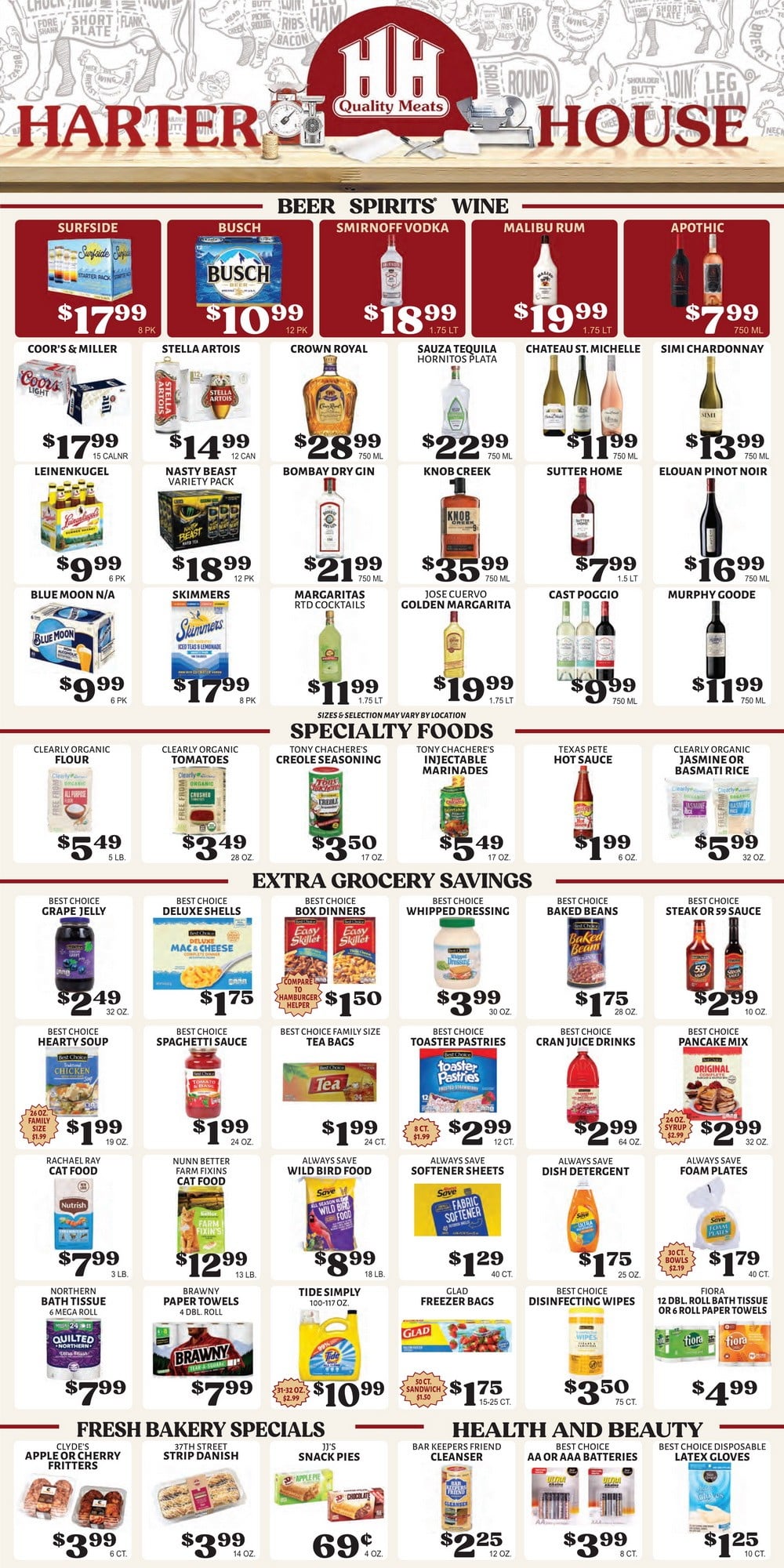 Harter House Weekly Ad Aug 20 – Aug 26, 2025
