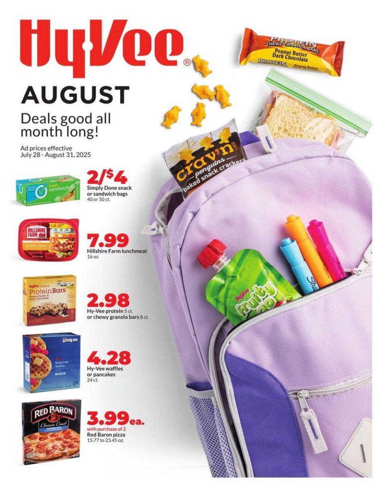 Hy-Vee Weekly Ad Aug 25 – Aug 31, 2025