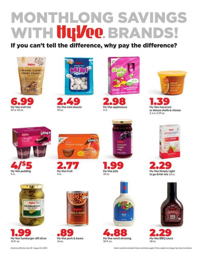 Hy-Vee Weekly Ad Aug 25 – Aug 31, 2025