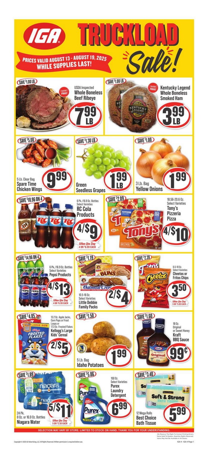 IGA Weekly Ad Aug 13 – Aug 19, 2025