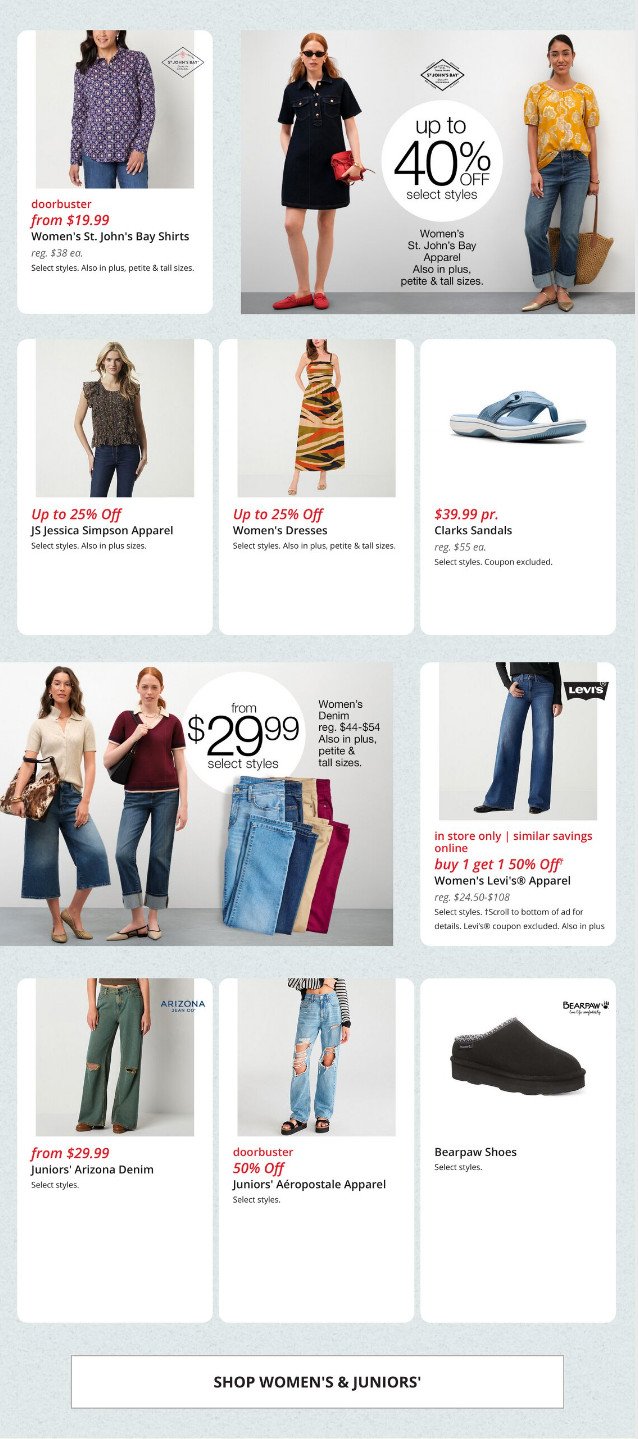 JCPenney Store Ad Aug 29 – Sep 01, 2025 (Labor Day Promotion Included)