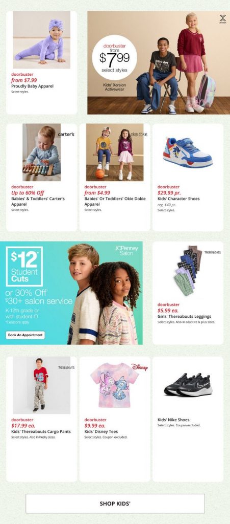 JCPenney Store Ad Aug 29 – Sep 01, 2025 (Labor Day Promotion Included)