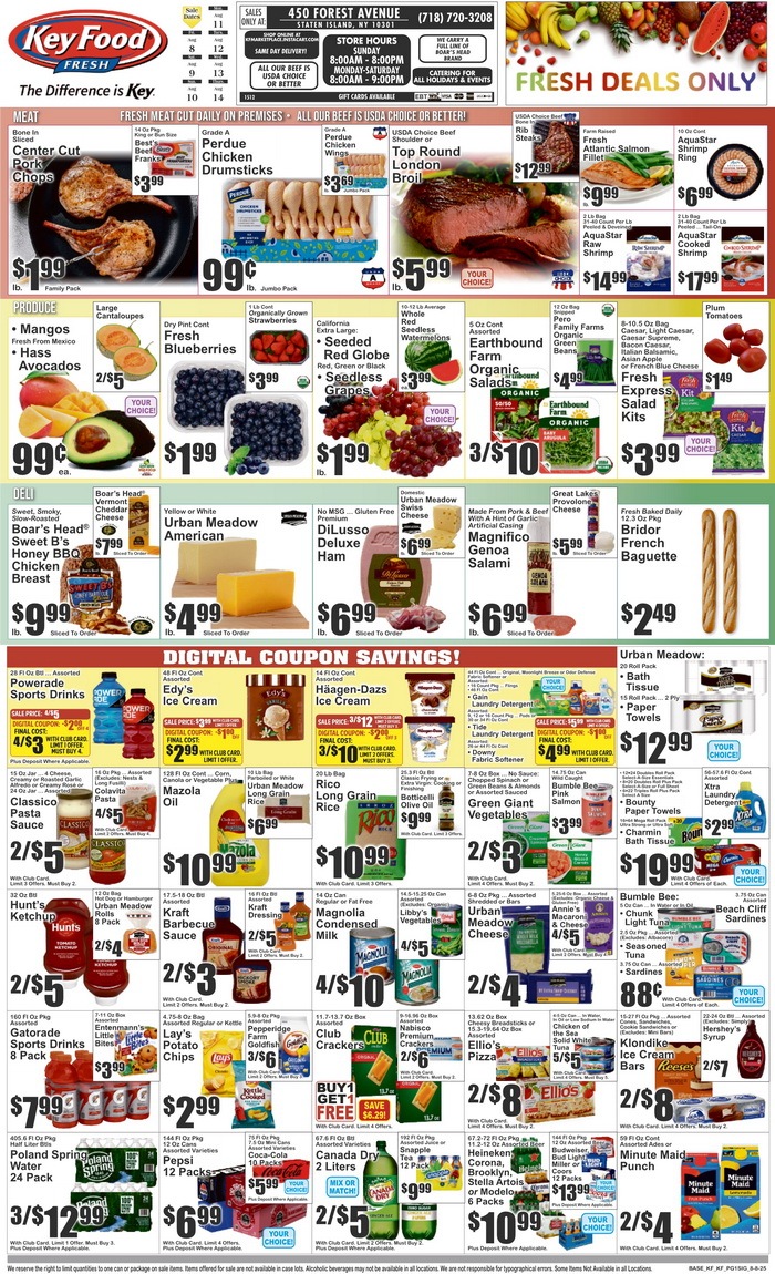 Key Food Weekly Ad Aug 08 – Aug 14, 2025