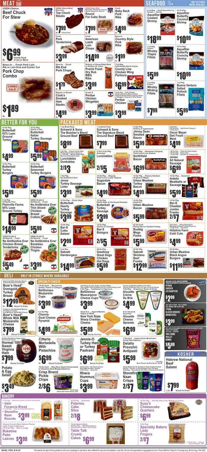 Key Food Weekly Ad Aug 08 – Aug 14, 2025