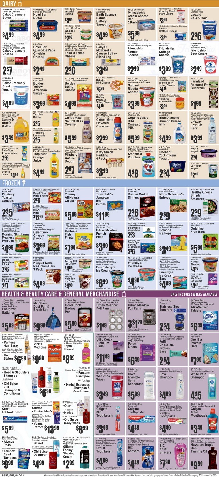 Key Food Weekly Ad Aug 15 – Aug 21, 2025