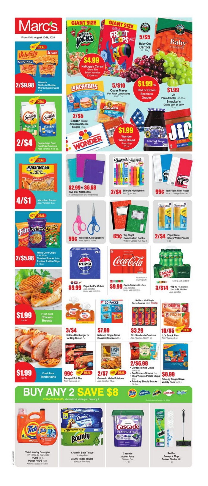 Marc's Weekly Ad Aug 20 – Aug 26, 2025