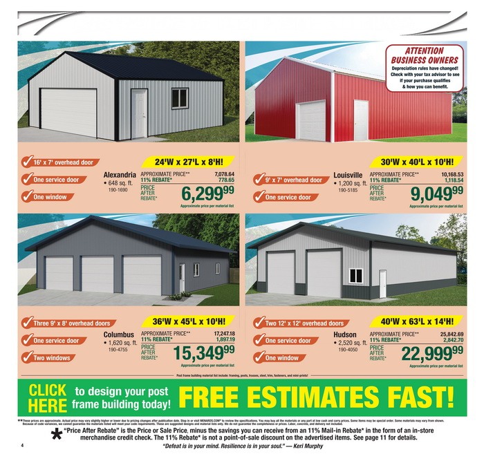 Menards Weekly Ad Aug 21 – Sep 01, 2025