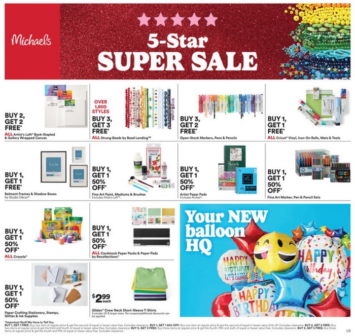 Michaels Weekly Ad Aug 24 – Aug 30, 2025