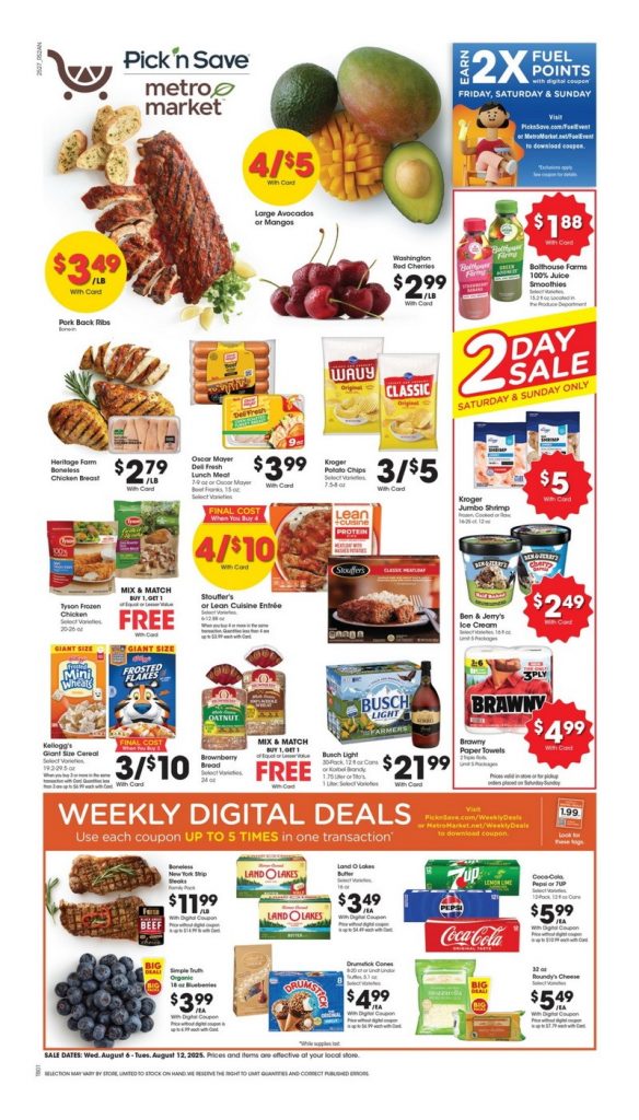 Pick 'n Save Weekly Ad Aug 06 – Aug 12, 2025