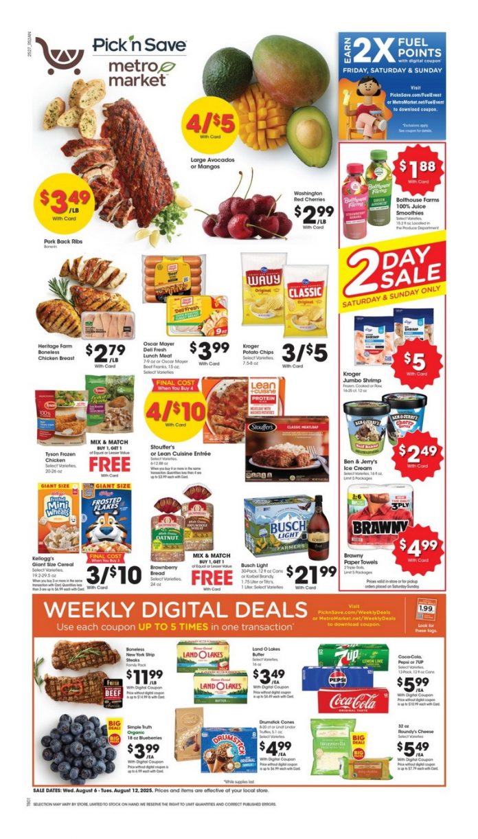 Pick 'n Save Weekly Ad Aug 06 – Aug 12, 2025