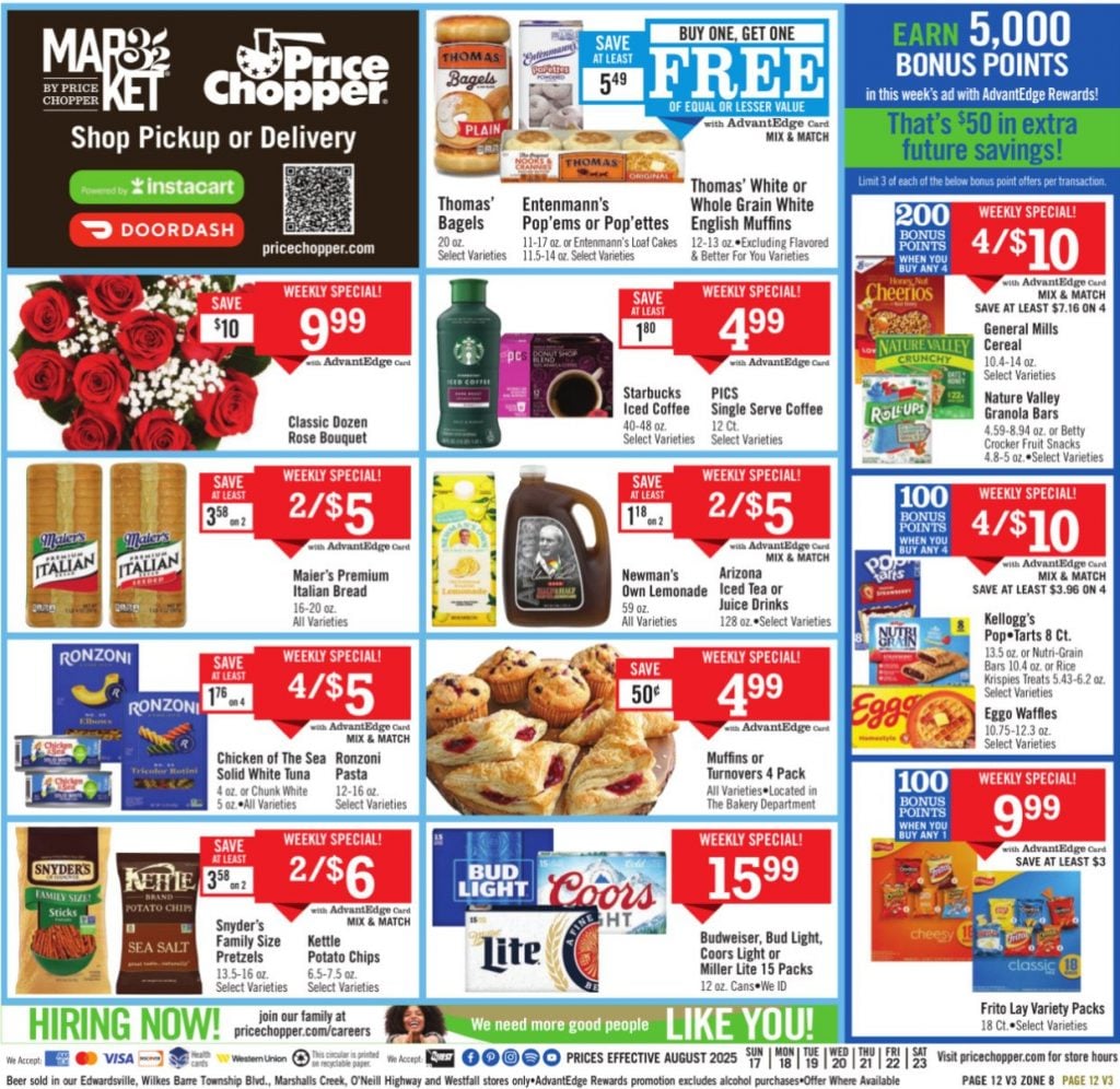 Price Chopper Weekly Ad Aug 17 – Aug 23, 2025