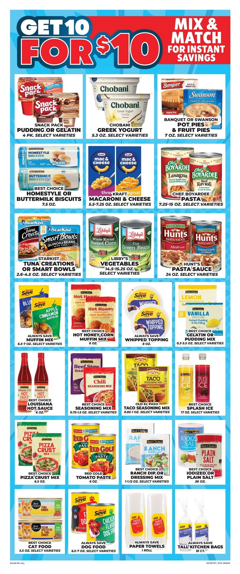 Price Cutter Weekly Ad Aug 06 – Aug 12, 2025