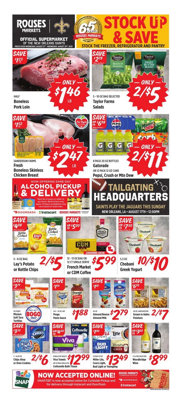 Rouses Weekly Ad Aug 13 – Aug 20, 2025