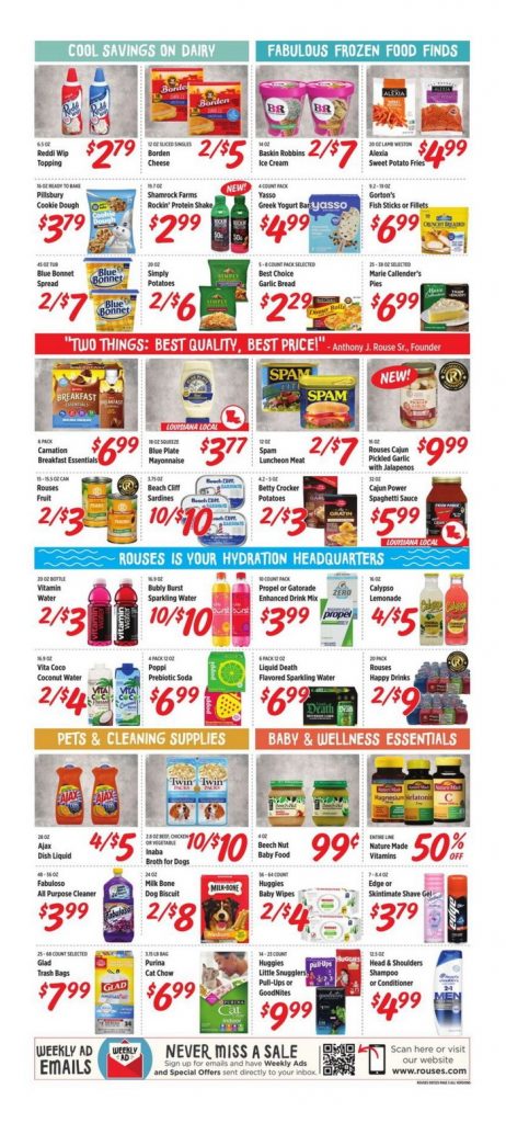 Rouses Weekly Ad Aug 13 – Aug 20, 2025