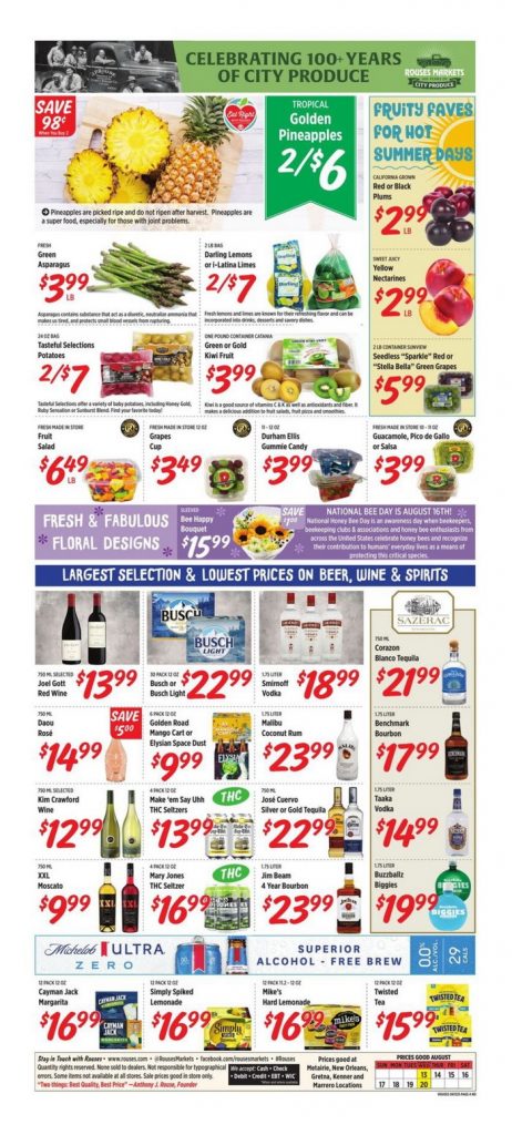 Rouses Weekly Ad Aug 13 – Aug 20, 2025