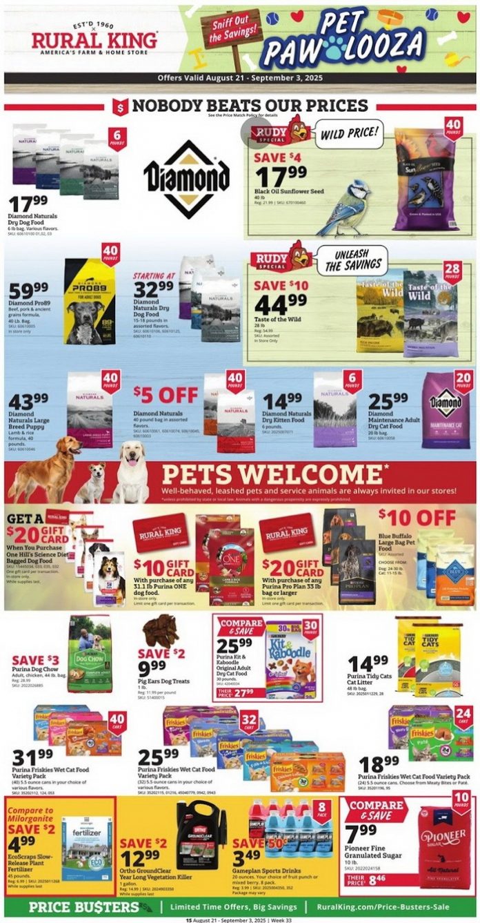 Rural King Weekly Ad Aug 21 – Sep 03, 2025