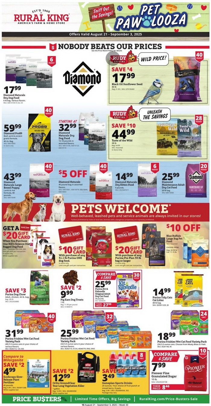 Rural King Weekly Ad Aug 21 – Sep 03, 2025