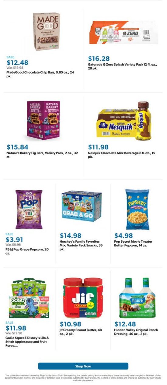 Sam's Club Weekly Ad Aug 21 – Aug 27, 2025