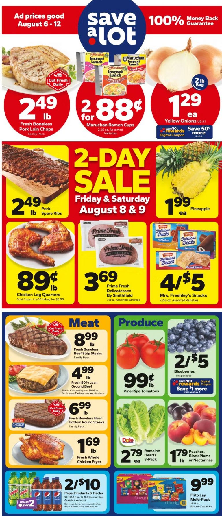 Save A Lot Weekly Ad Aug 06 – Aug 12, 2025