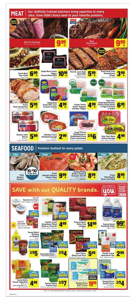 Save Mart Supermarket Weekly Ad Aug 13 – Aug 19, 2025