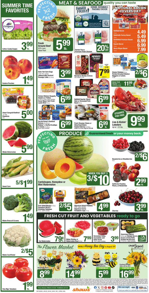 Shaw's Weekly Ad Aug 15 – Aug 21, 2025
