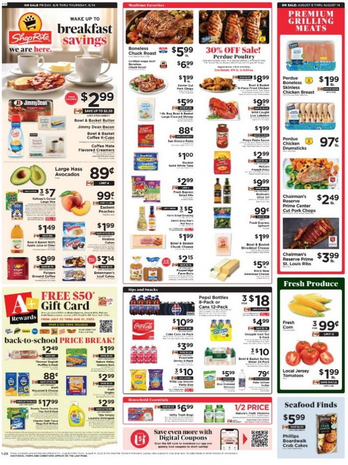 ShopRite Weekly Ad Aug 08 – Aug 14, 2025