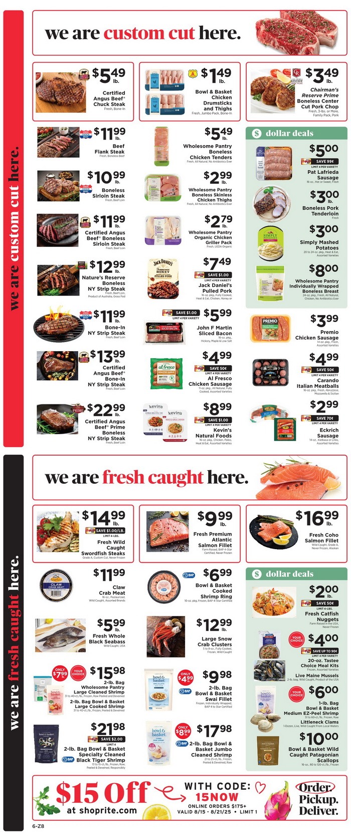 ShopRite Weekly Ad Aug 15 – Aug 21, 2025