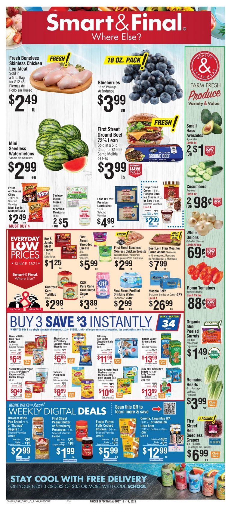 Smart & Final Weekly Ad Aug 13 – Aug 19, 2025