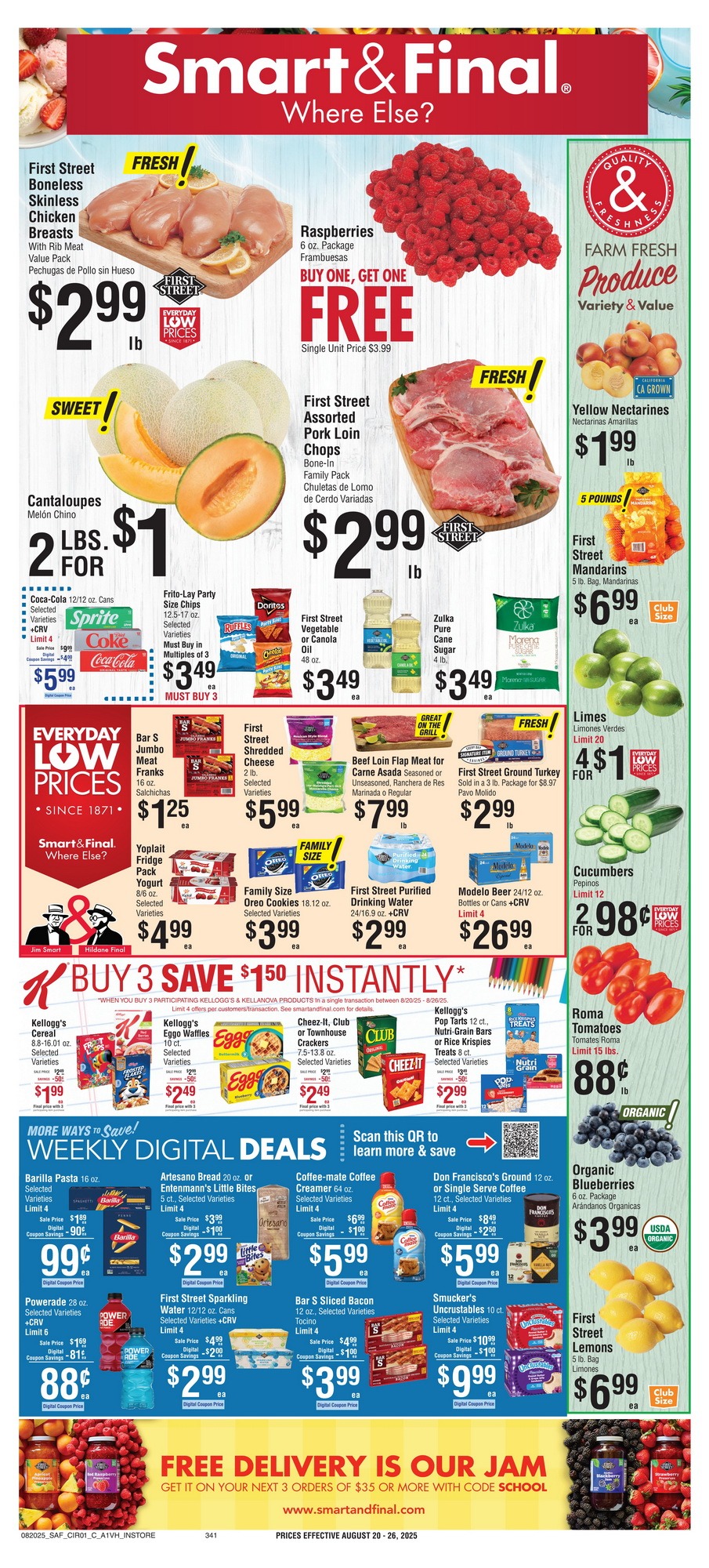 Smart & Final Weekly Ad Aug 20 – Aug 26, 2025