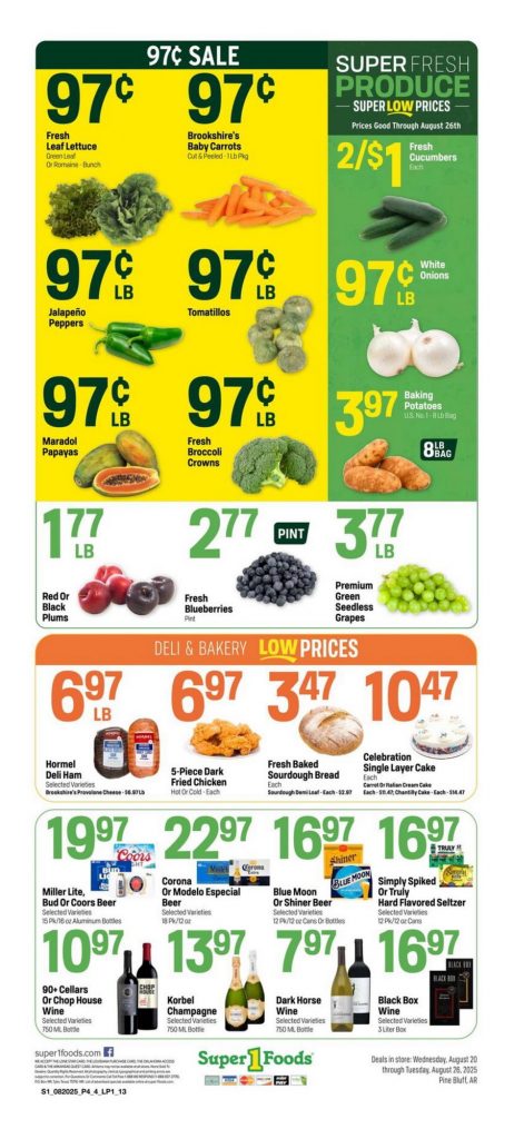 Super 1 Foods Weekly Ad Aug 20 – Aug 26, 2025
