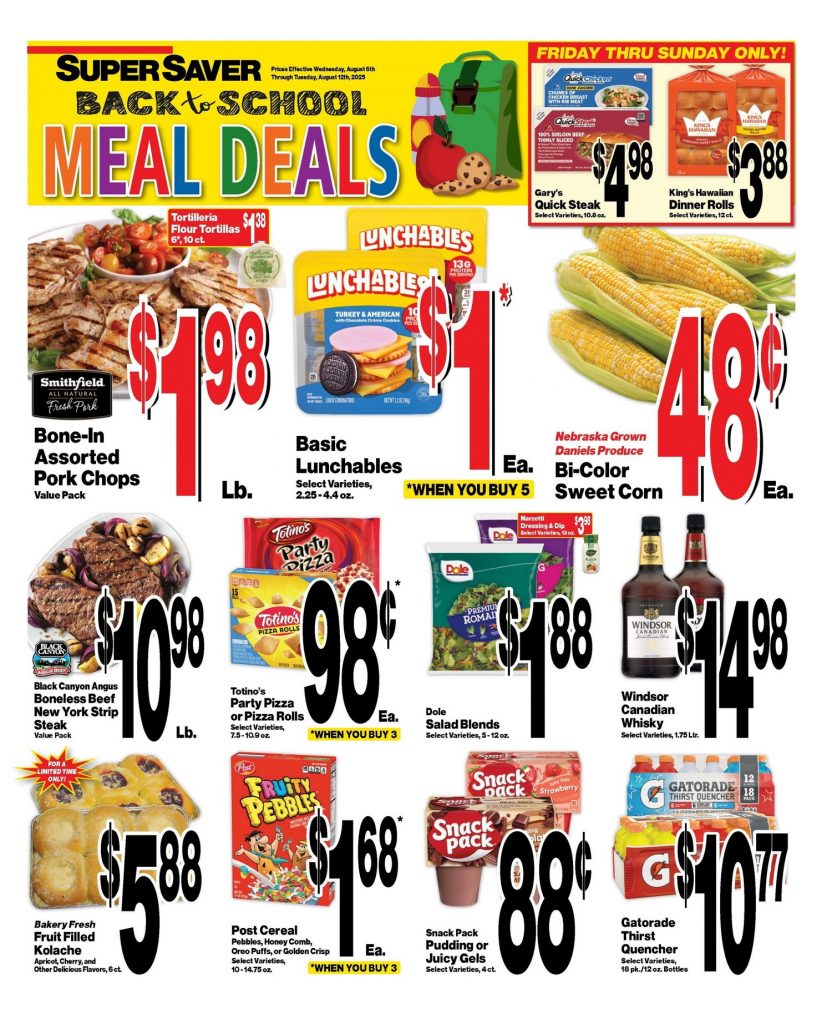 Super Saver Weekly Ad Aug 06 – Aug 12, 2025