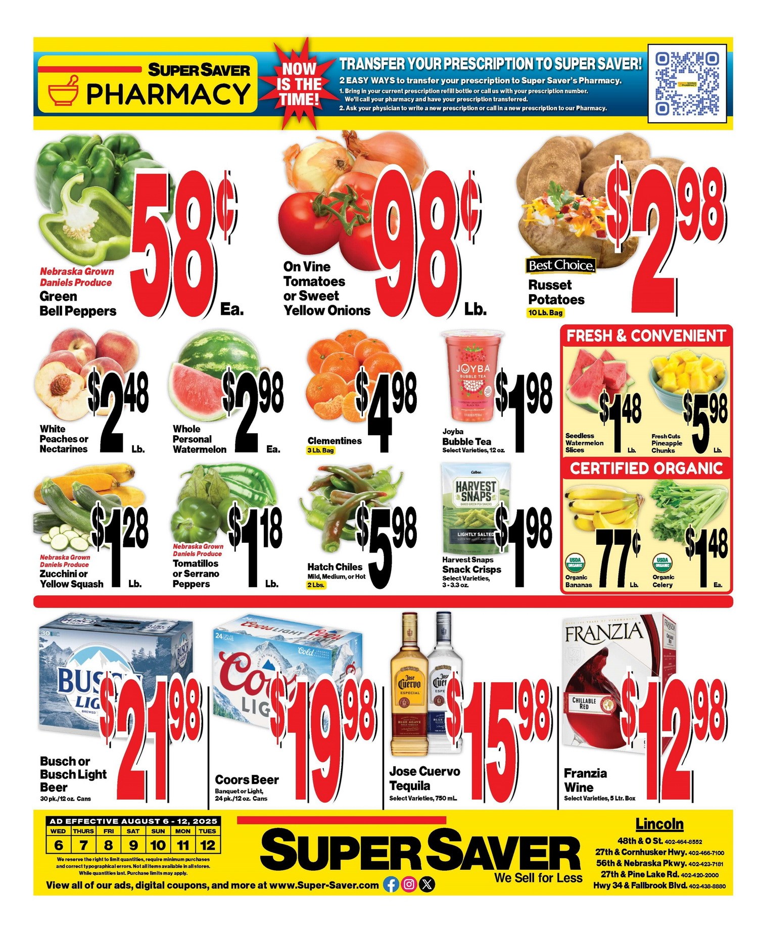 Super Saver Weekly Ad Aug 06 – Aug 12, 2025