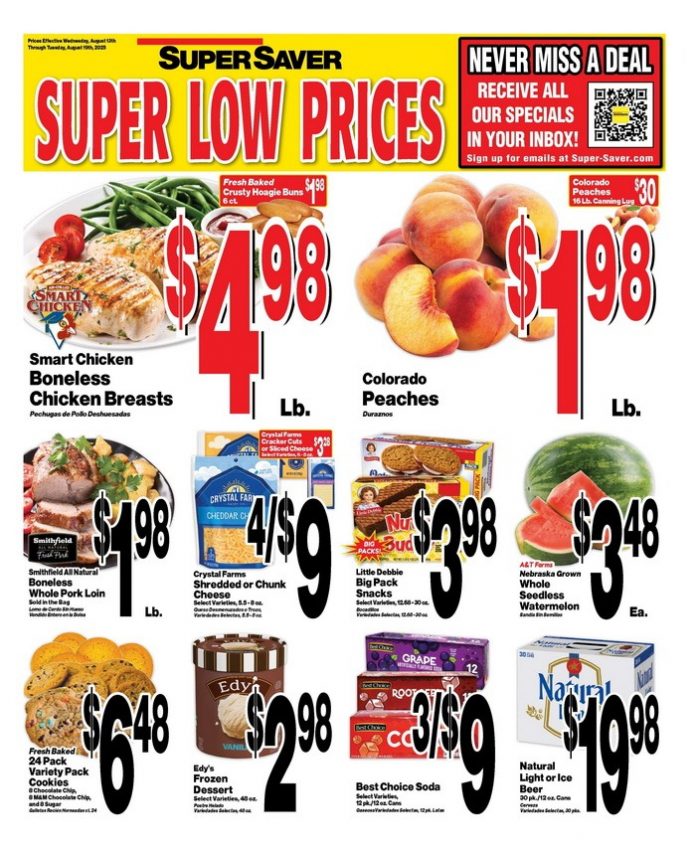 Super Saver Weekly Ad Aug 13 – Aug 19, 2025