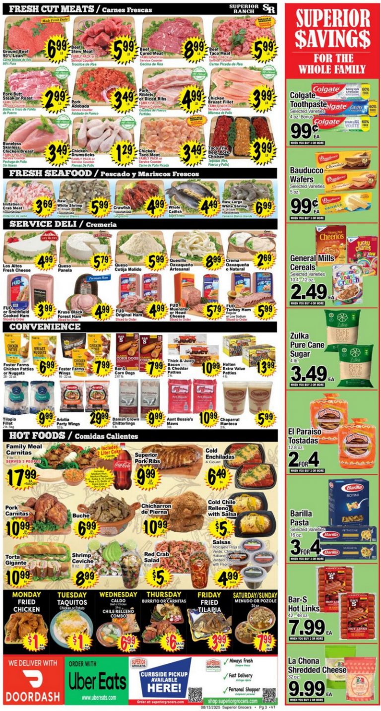 Superior Grocers Weekly Ad Aug 13 – Aug 19, 2025