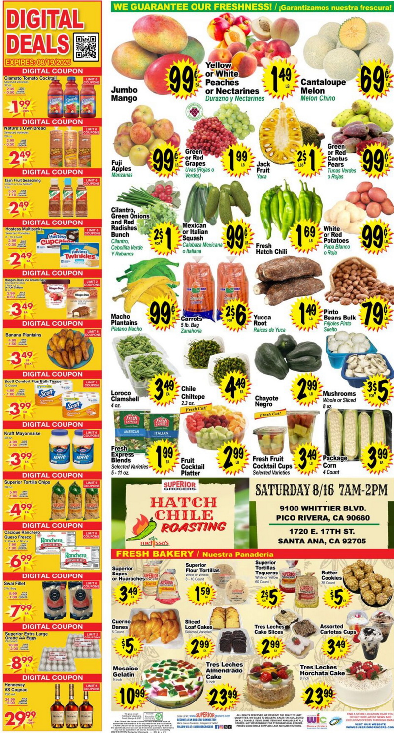 Superior Grocers Weekly Ad Aug 13 – Aug 19, 2025