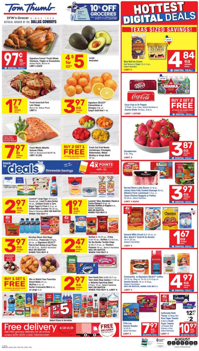 Tom Thumb Weekly Ad Aug 20 – Aug 26, 2025