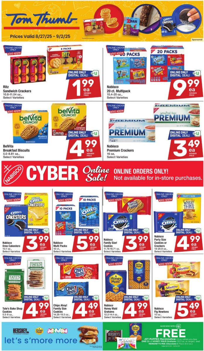 Tom Thumb Weekly Ad Aug 27 – Sep 02, 2025 (Labor Day Promotion Included)