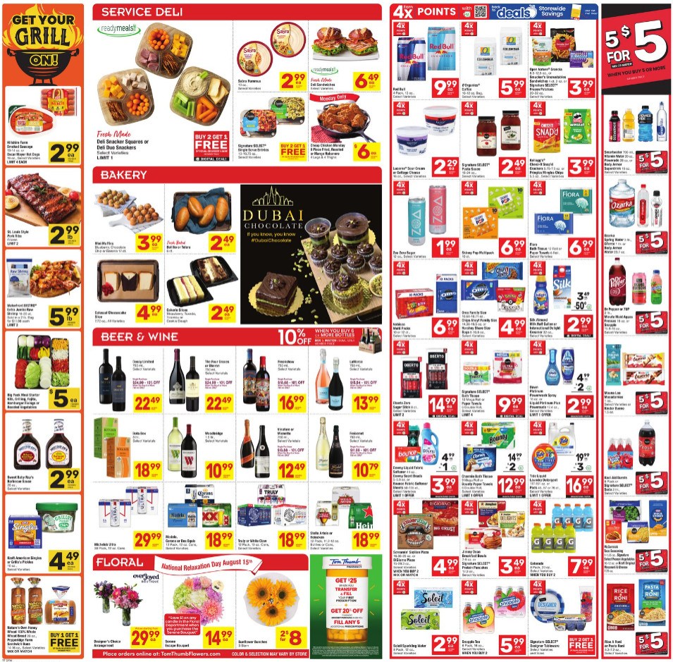 Tom Thumb Weekly Ad Aug 06 – Aug 12, 2025