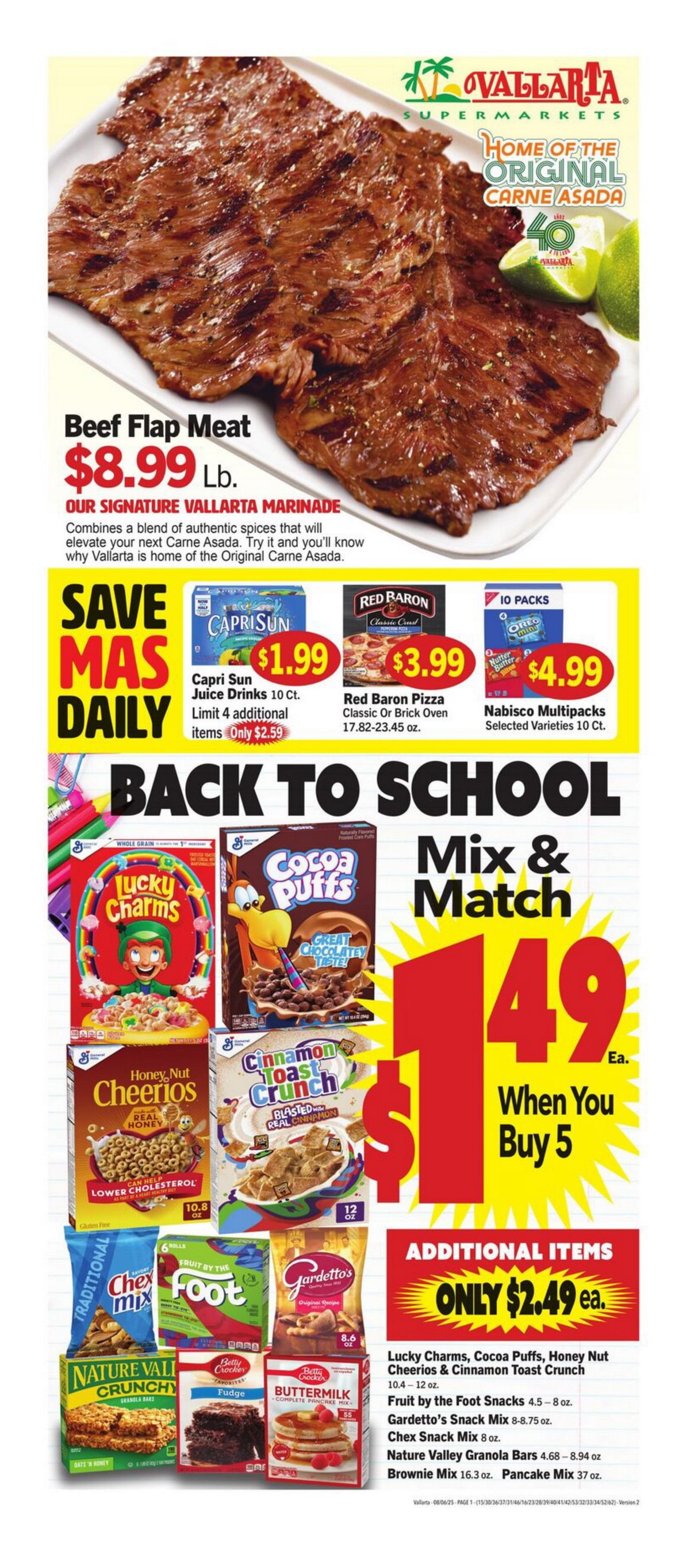 Vallarta Weekly Ad Aug 06 – Aug 12, 2025