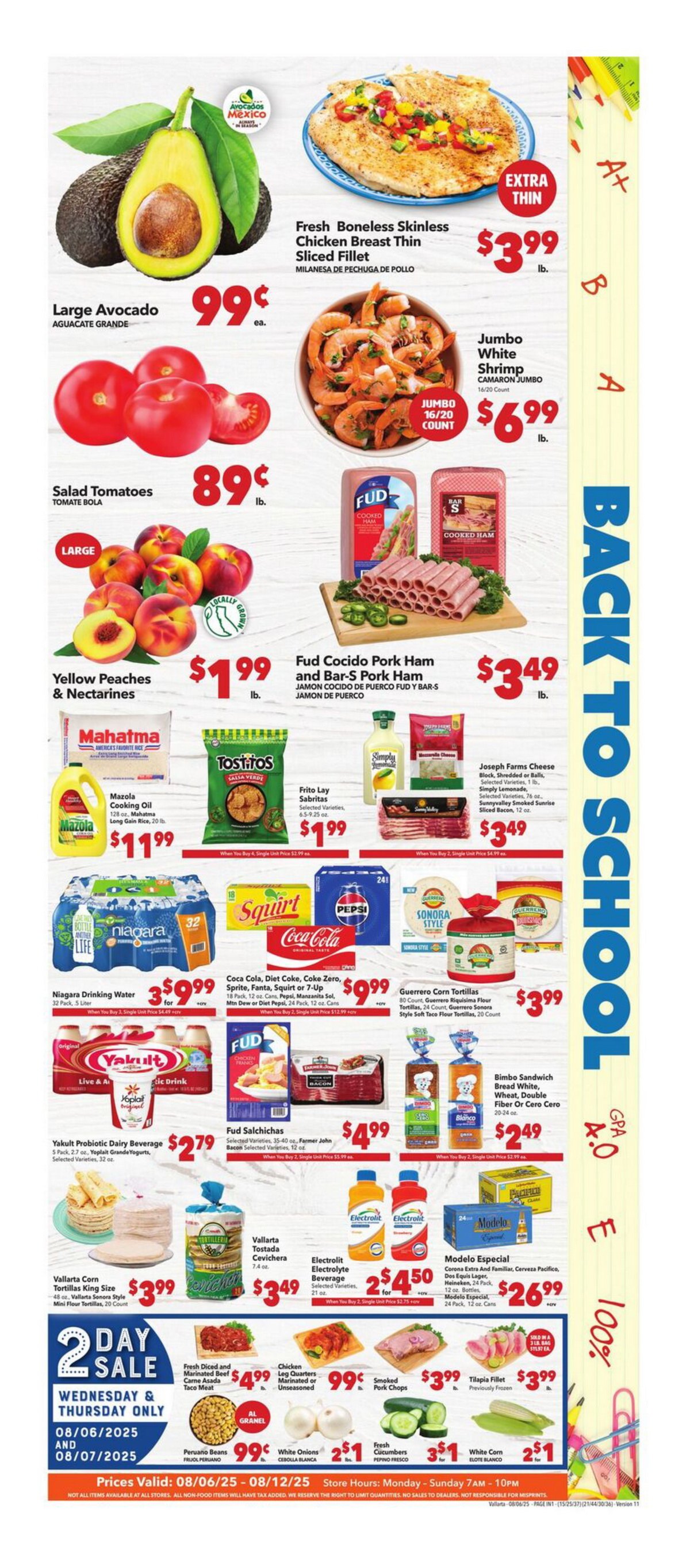 Vallarta Weekly Ad Aug 06 – Aug 12, 2025