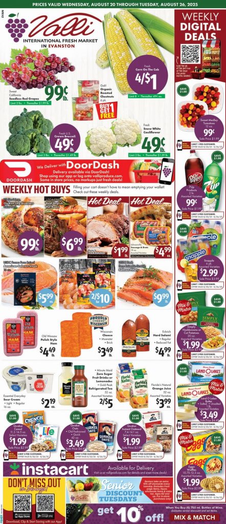 Valli Produce Weekly Ad Aug 20 – Aug 26, 2025