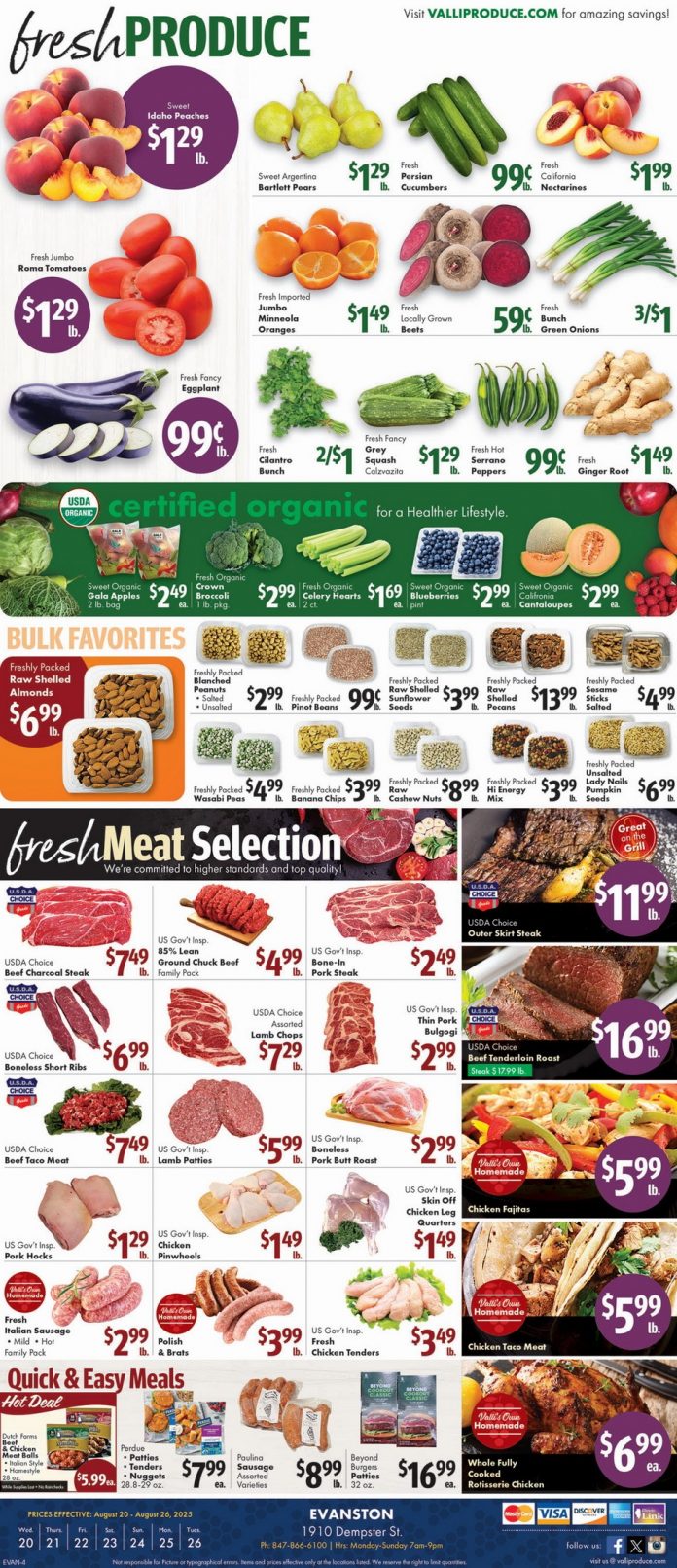 Valli Produce Weekly Ad Aug 20 – Aug 26, 2025